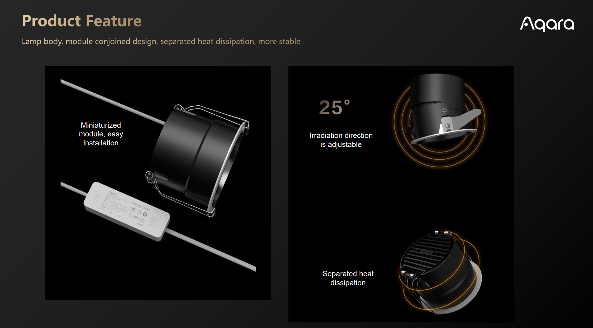 Đèn thông minh Aqara Downlight T2 cao cấp - Thái Hưng Smart Home